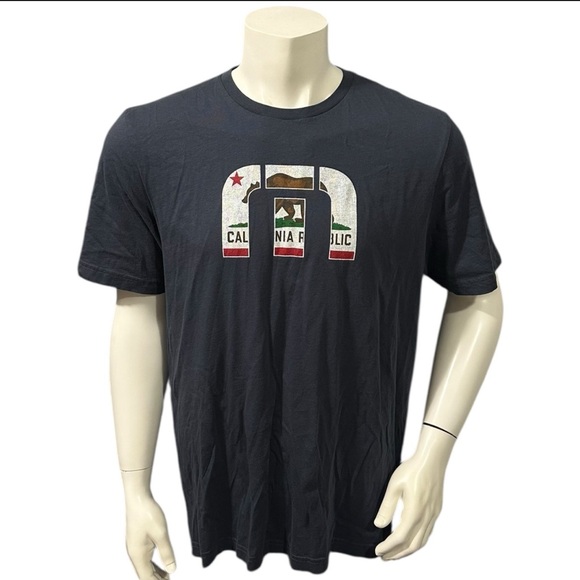 Travis Mathew | Shirts | Travis Mathew Mens Tshirt Blue California ...